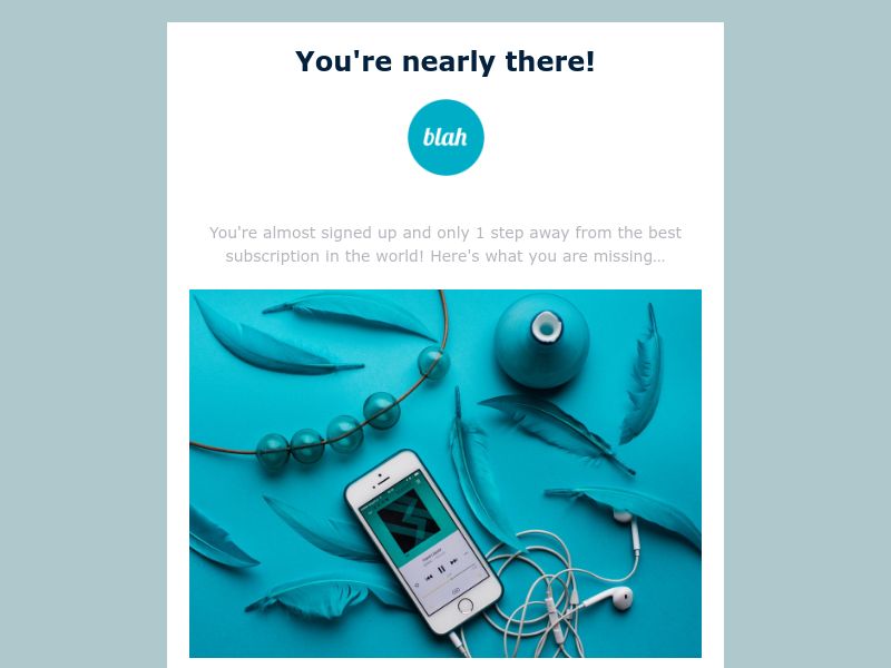 Subscription Email Template